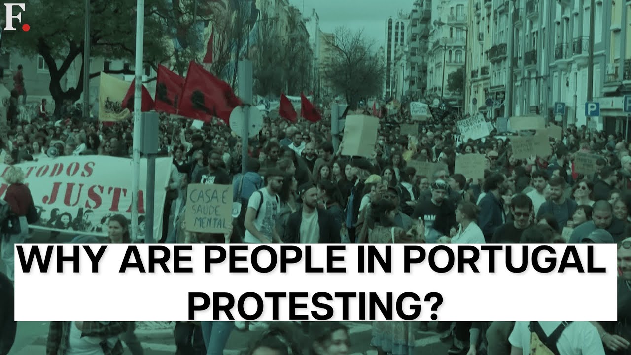 Thousands Protest in Portugal over cost-of-living crisis - YouTube
