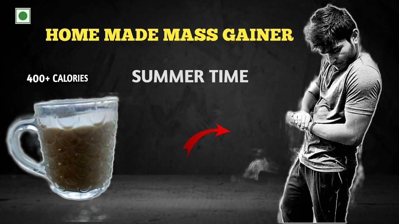 Home Made Mass Gainer Recipe For Beginners 💪💯 - YouTube