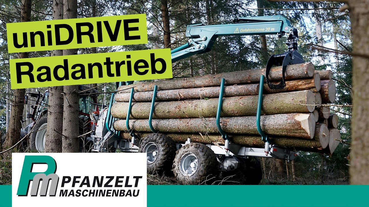 Technik im Detail: uniDRIVE - Radantrieb für Rückeanhänger - YouTube