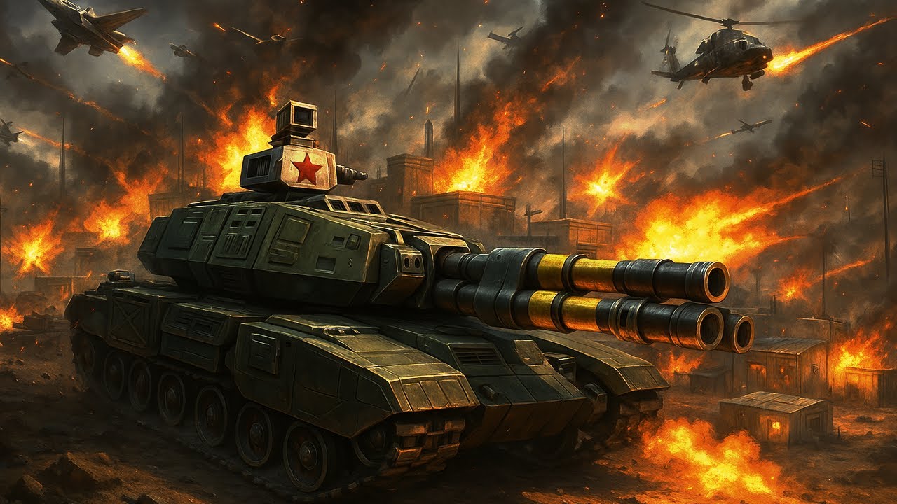BOSS China + Nuke Tank vs 7 USA BOSS - Command & Conquer Generals ...