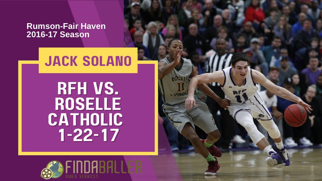 Jack Solano Game Highlights against Roselle Catholic | 1-22-17 - YouTube