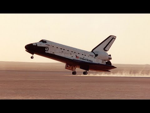 STS-37 Atlantis Lands Short ! - 38th Space Shuttle Landing - YouTube