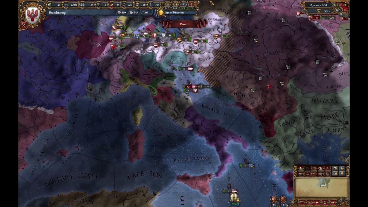 Europa Universalis 4 Prussia #4 - YouTube