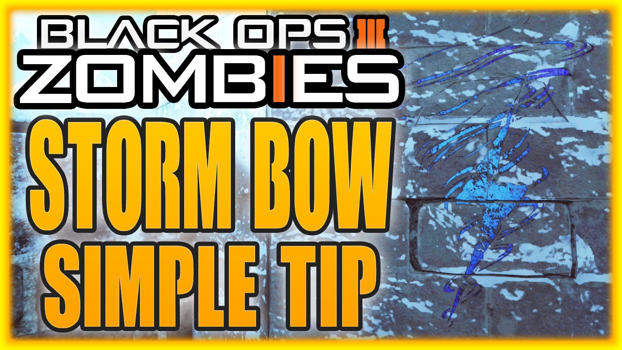Black Ops 3 ZOMBIES - STORM BOW UPGRADE TRICK AT THE END OF ANTI ...
