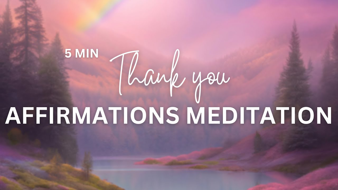 Thank You Gratitude Meditation | 5 MIN GRATITUDE PRACTICE - YouTube