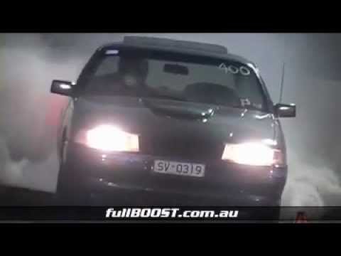 VN Commodore burnout - YouTube