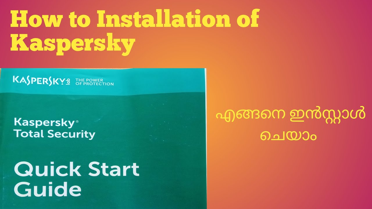 How to Installation of Kaspersky Total Security. - YouTube