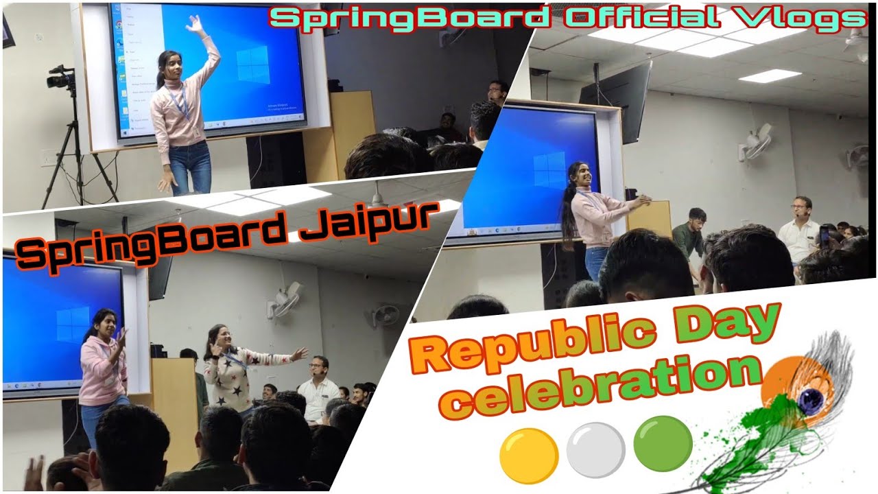 Republic Day Celebration 🟡⚪🟢 SpringBoard Academy Jaipur | PCM 5 | Girl ...