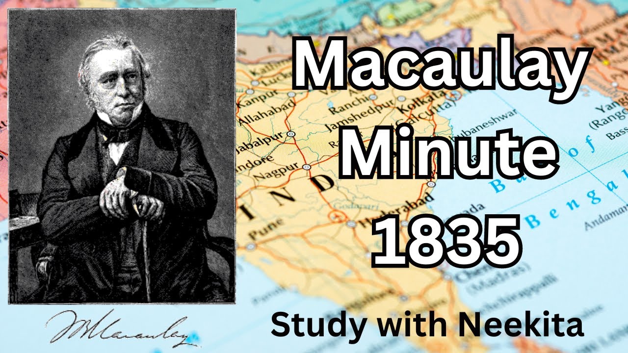 Macaulay's minute 1835/B.Ed/M.Ed/contemporary India and education - YouTube