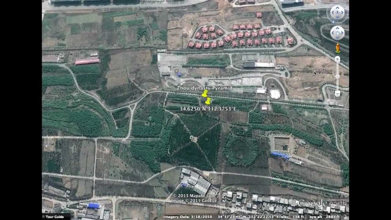 Enormous Pyramids in China - how to find on Google Earth - YouTube