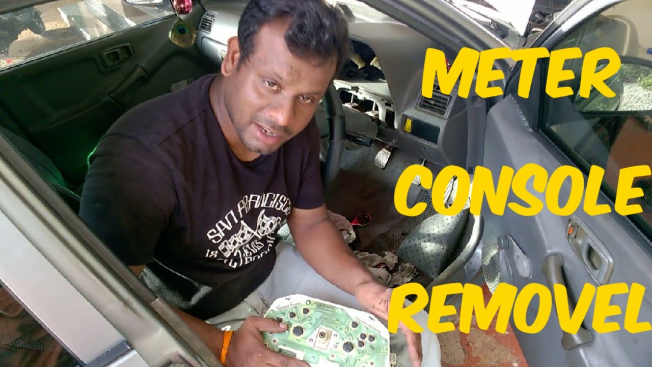 Maruti#zen#meter#console# removing#in malayalam - YouTube
