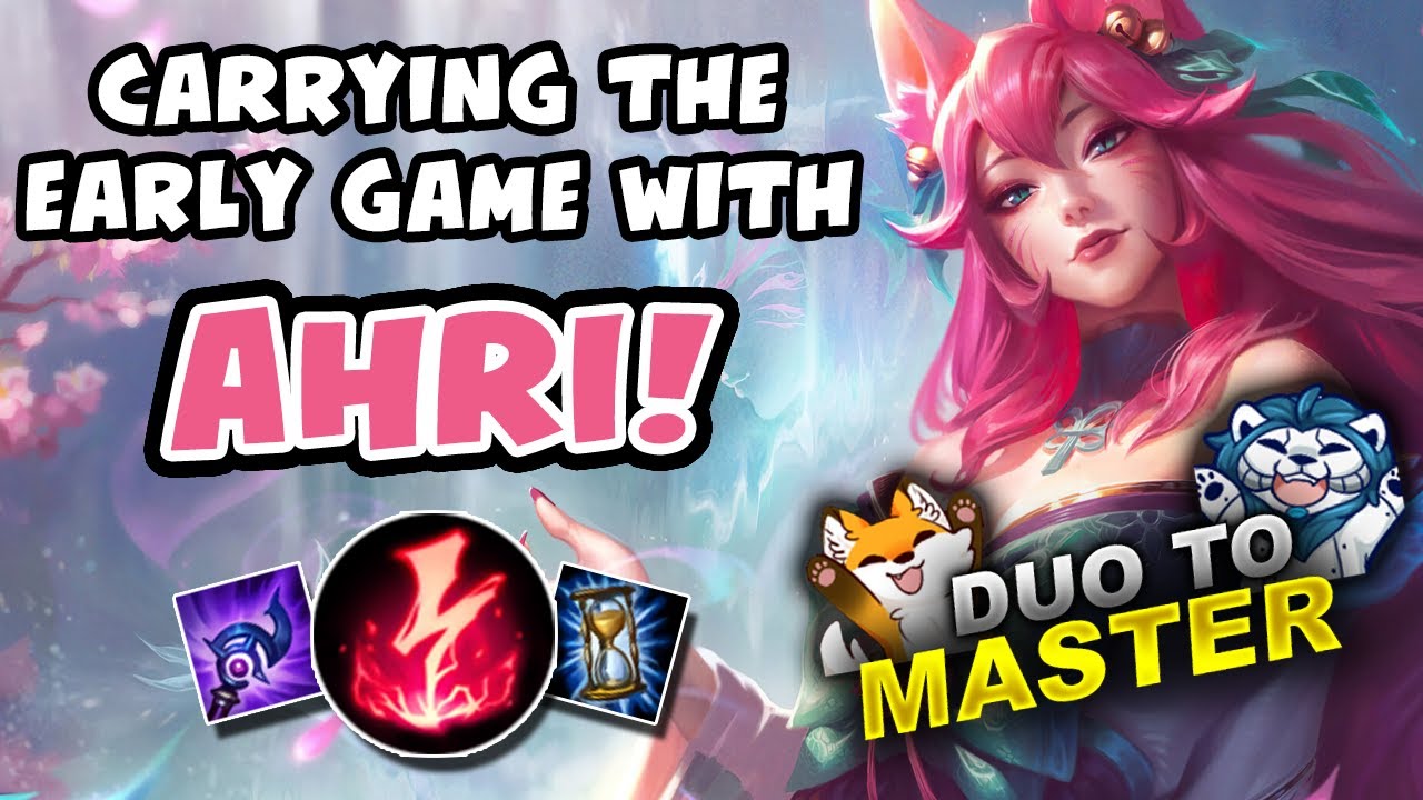 CARRYING THE EARLY GAME WITH AHRI! DUO TO MASTER - VICKSY | League of ...