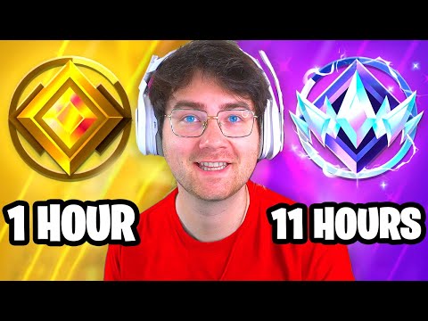 Gold To Unreal Speedrun Solo Only (Chapter 5 Ranked Fortnite)