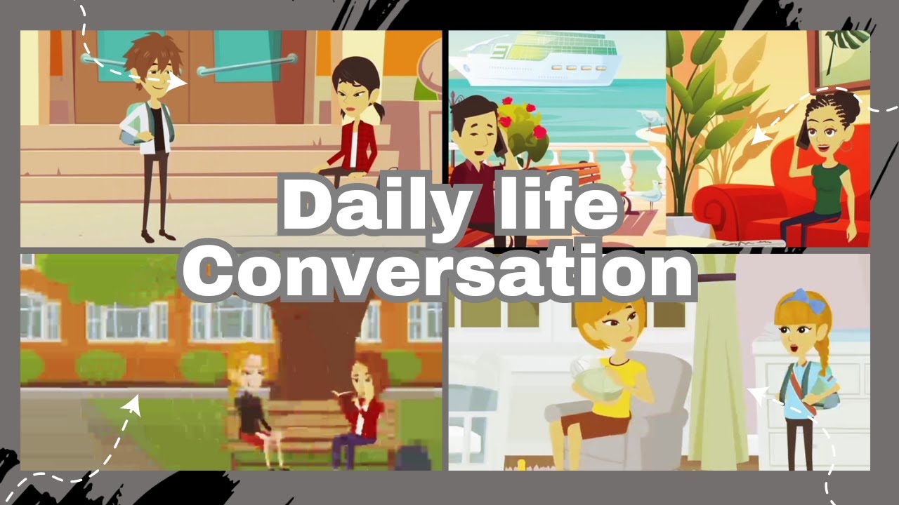 Life Conversation for daily life | Daily conversation | learn English ...