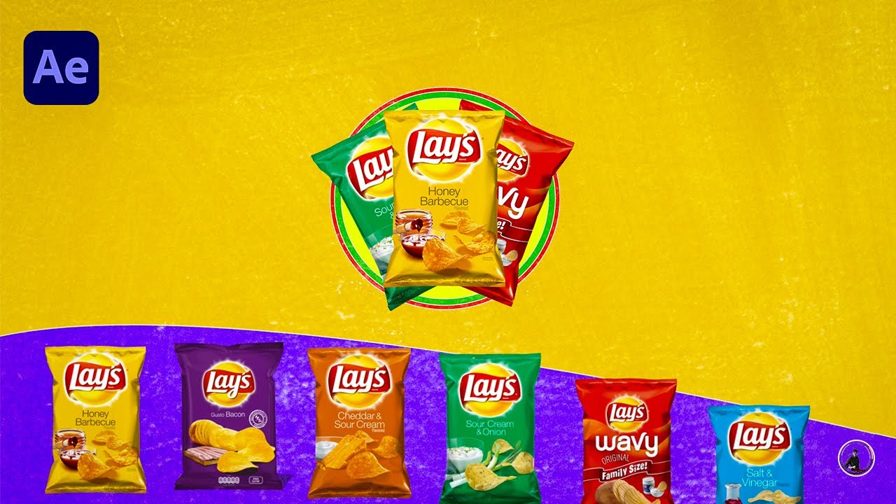 Motion Graphics Lay's Product Ads In After Effects | Social Media ...