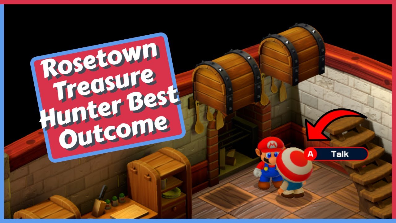 Rosetown Treasure Hunter (Best Outcome) in Super Mario RPG Remake - YouTube