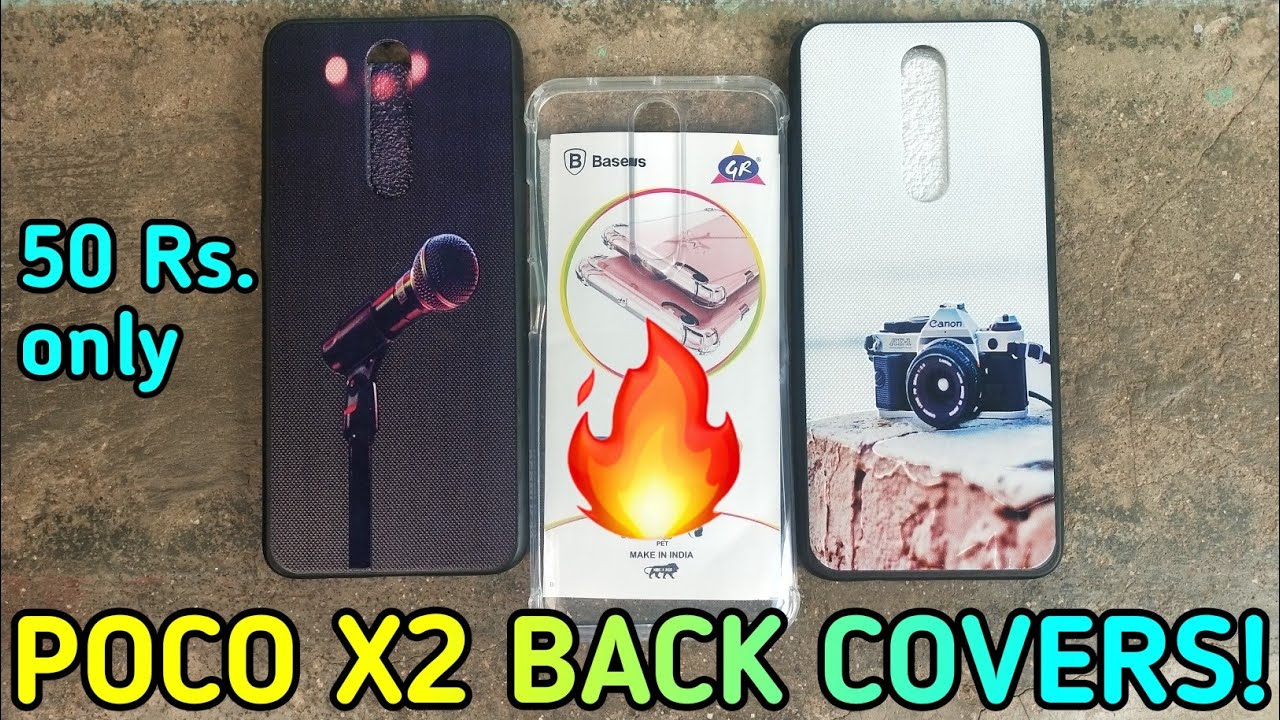 Poco X2 Cover Review: Best Back Covers For Poco X2!| Poco X2 Back ...