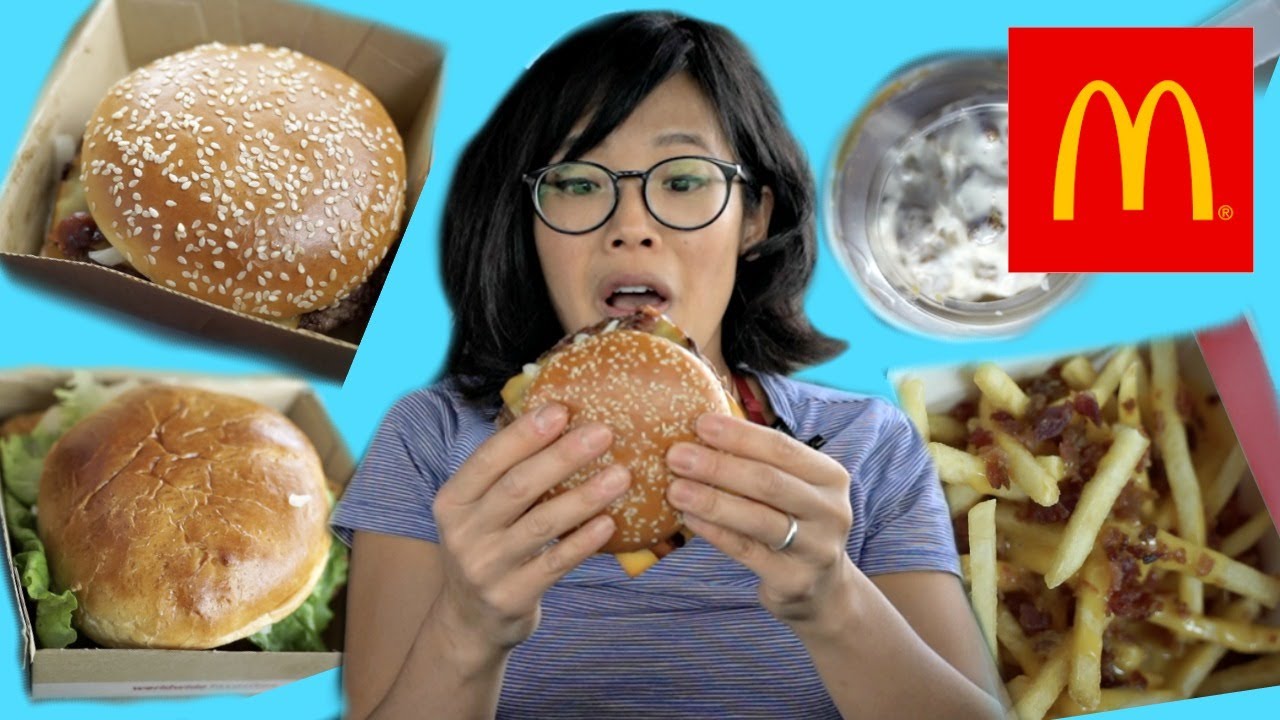 McDonald's Worldwide Favorites -- tasting ALL the items -- Spain ...