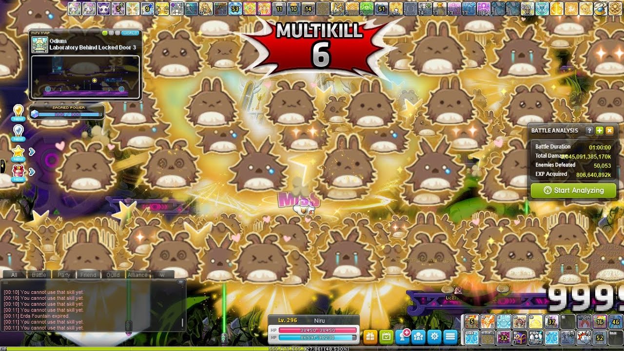 gms maplestory bossing with the most obnoxious damage skin - YouTube