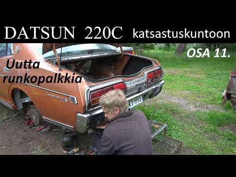 Datsun 220C katsastuskuntoon, Osa 11 - Silmätkin menee näiden Datsunien kanssa