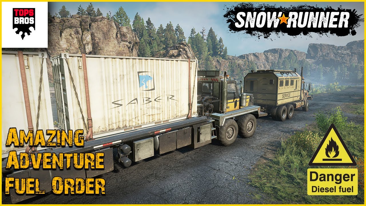 SnowRunner | Fuel Order | Amazing Adventure | Co-op Multiplayer | snow ...