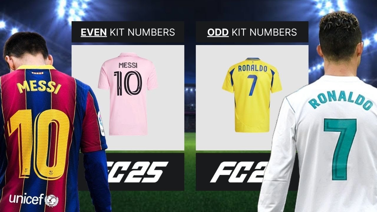 EVEN KIT NUMBERS VS ODD KIT NUMBERS IN FC25! - YouTube