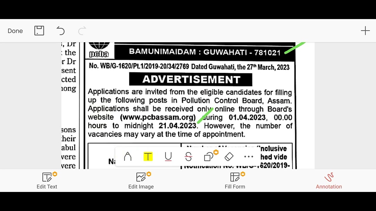 NEW VACCANCY II POLLUTION CONTROL BOARD ASSAM - YouTube