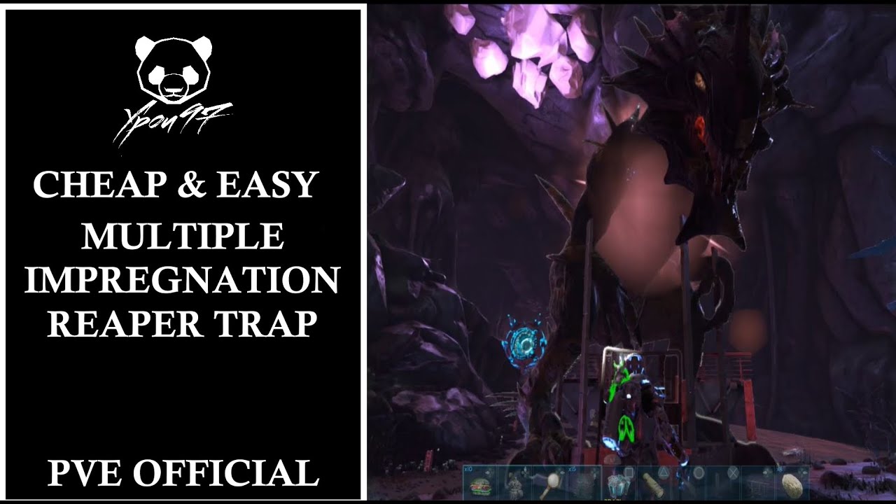 Multiple Impregnation Reaper Trap - Cheap & Easy | ARK Survival Evolved ...