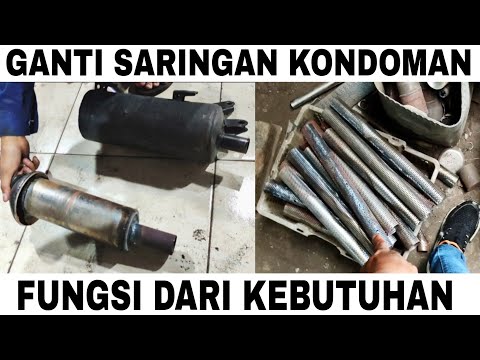CARA GANTI SARINGAN KNALPOT KONDOMAN SUARANYA ADEM BULAT DI ATAS TERIAK DI MOTOR HARIAN HONDA BEAT