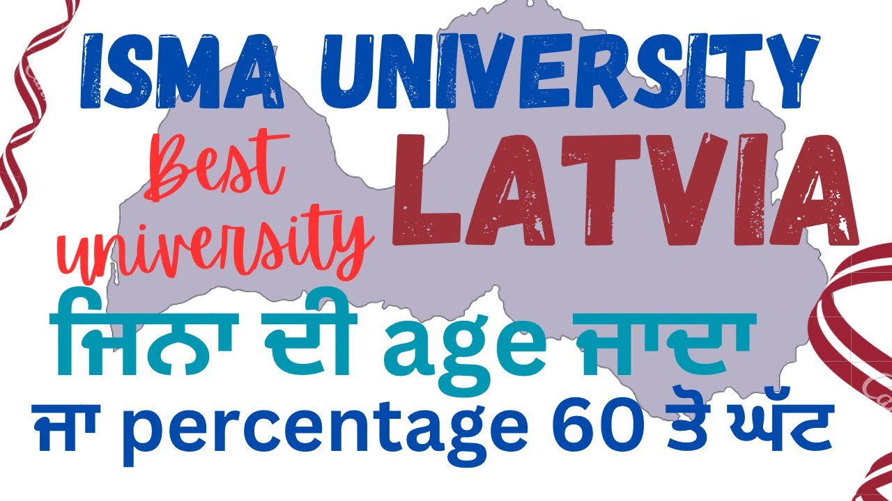 Isma study in Latvia process | best university in Latvia for January ...
