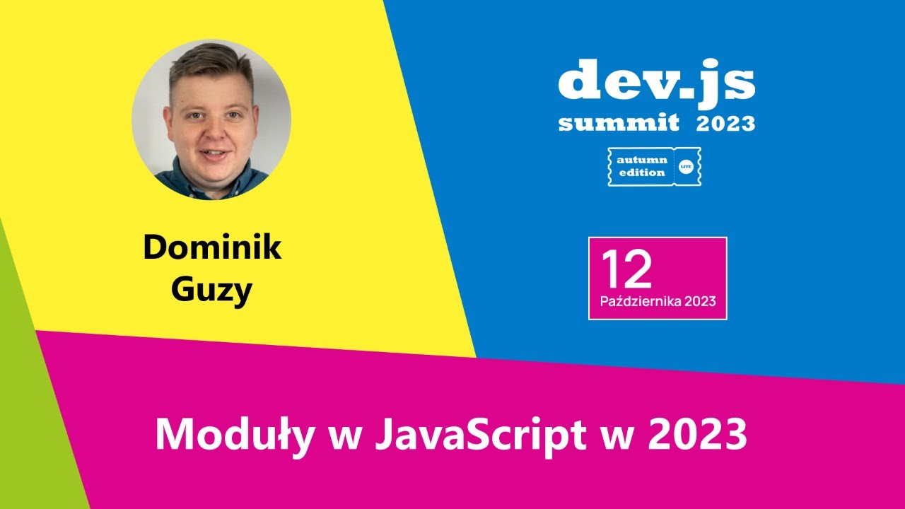 💰 Moduły w JavaScript w 2023 - Dominik Guzy - YouTube