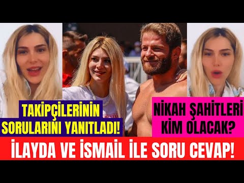 İlayda Şeker ve İsmail Balaban takipçilerinin sorularını yanıtladı! Ne zaman evlendiler?