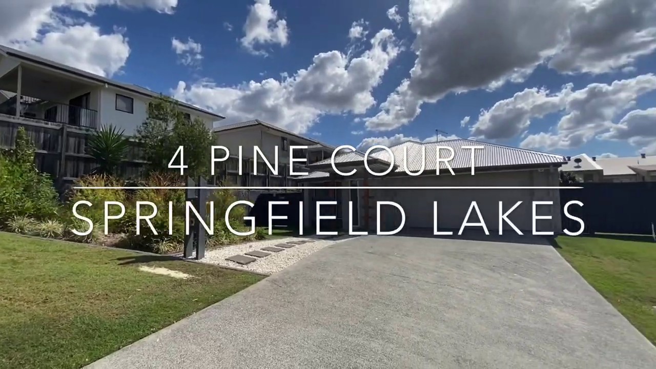 4 Pine court, Springfield Lakes - YouTube
