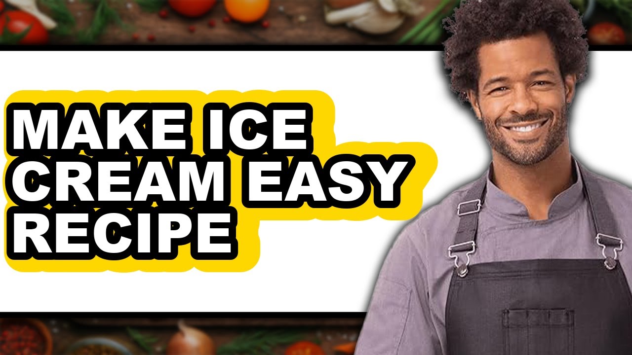 How To Make Ice Cream Easy Recipe (Easy Method) - YouTube
