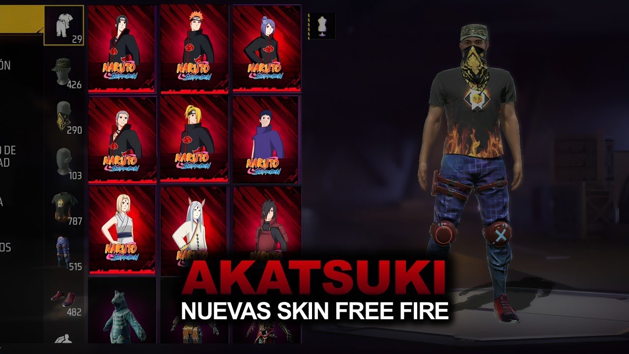 Llegan los AKATSUKI a FREE FIRE Capitulo 2 de Naruto - YouTube