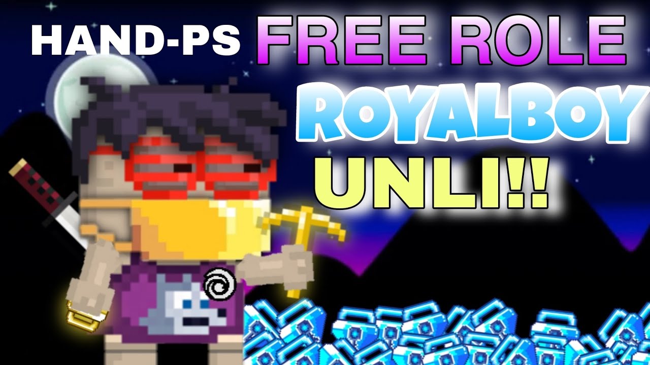 FREE ROLE ROYALBOY🤑😱🔥||GROWTOPIA PRIVATE SERVER 2023 TERBARU - YouTube