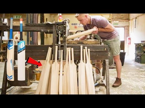 How Cricket Bats Are Made | Cricket Bat Production | Cricket Bat ...