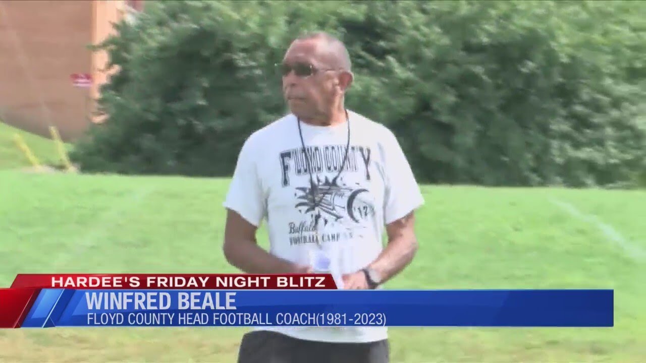 Long-time Floyd County High School football coach Winfred Beale ...
