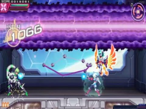 Azure Striker Gunvolt 2 (Pc) Copen vs Jota - YouTube