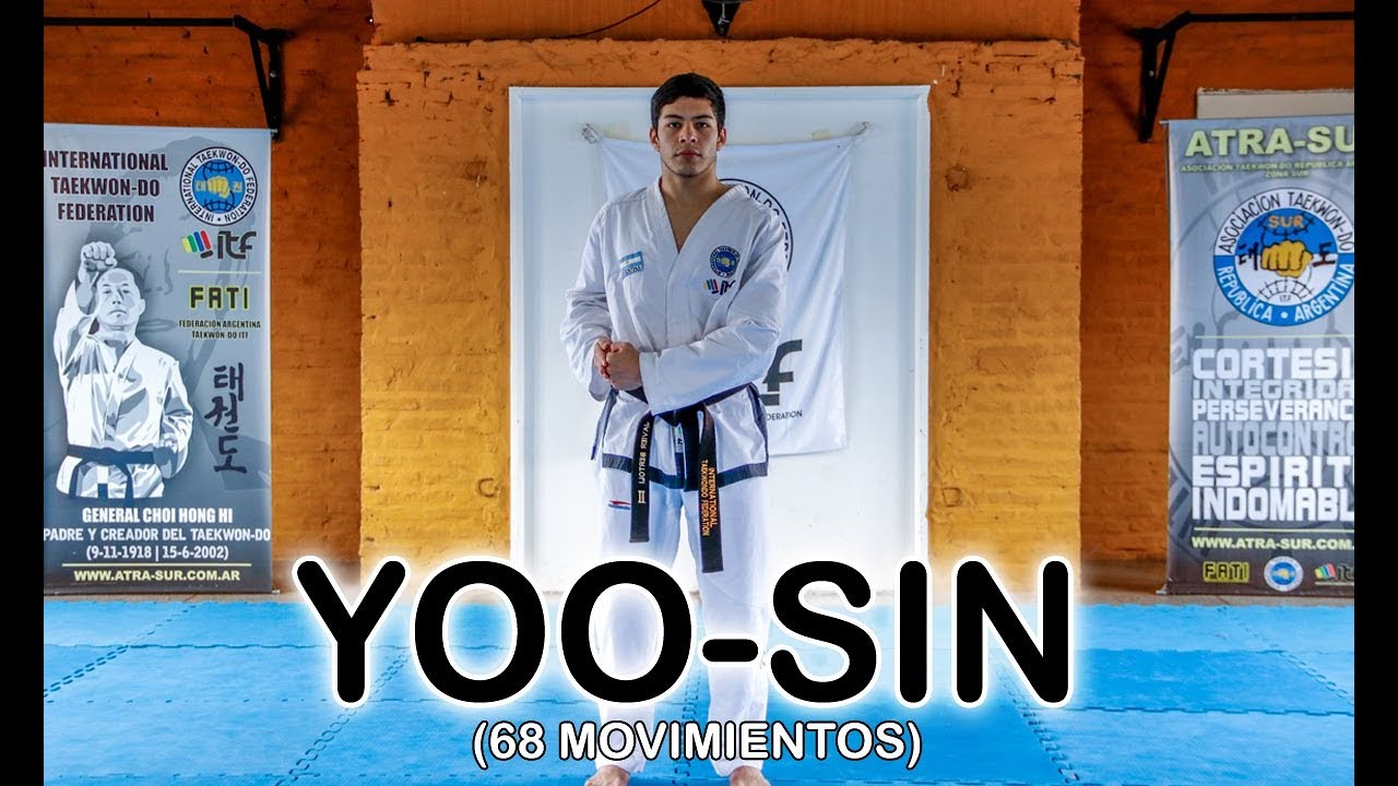 FORMA (TUL) YOO SIN - Cinto Negro III Dan. TaeKwon-Do ITF (ESC. ATRA ...