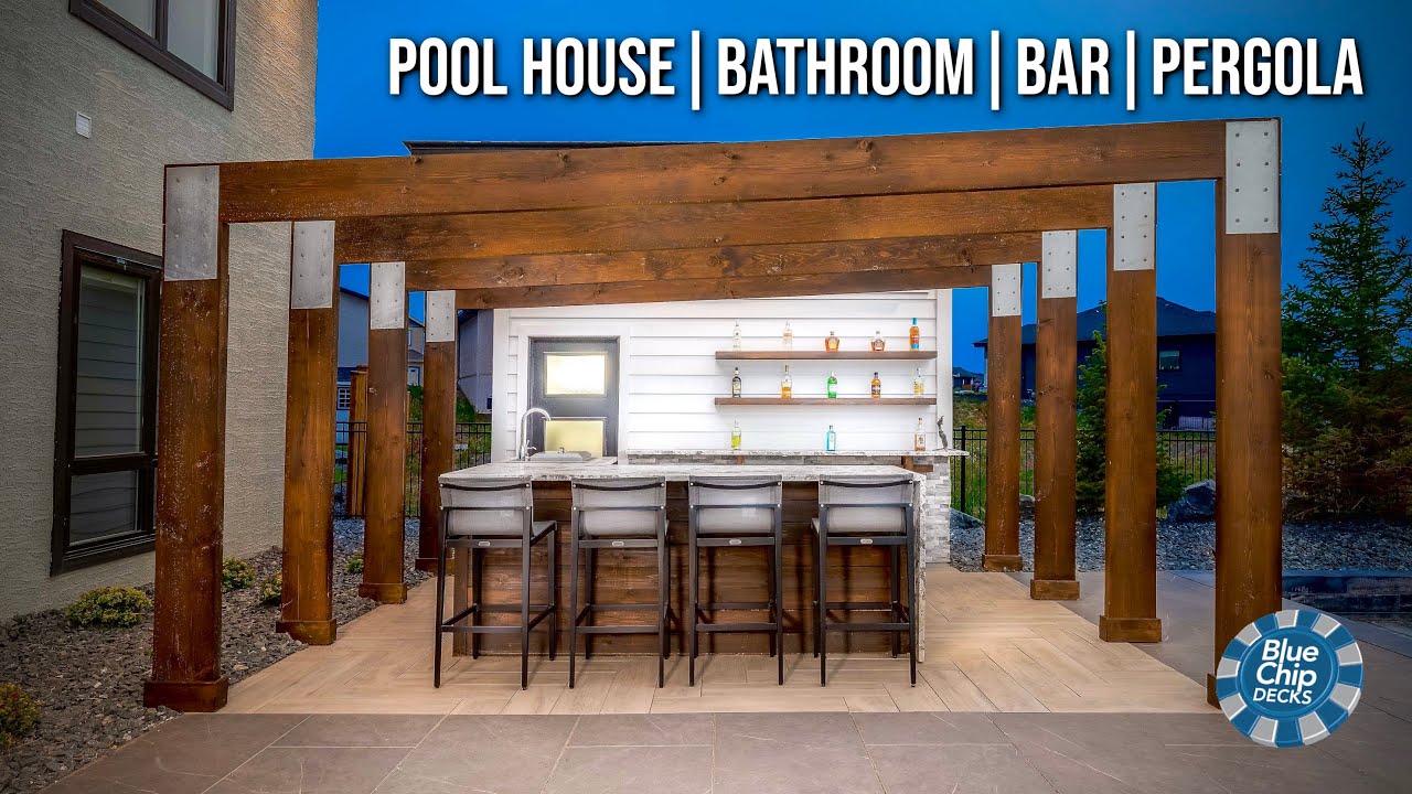 Bar Pool House Pergola