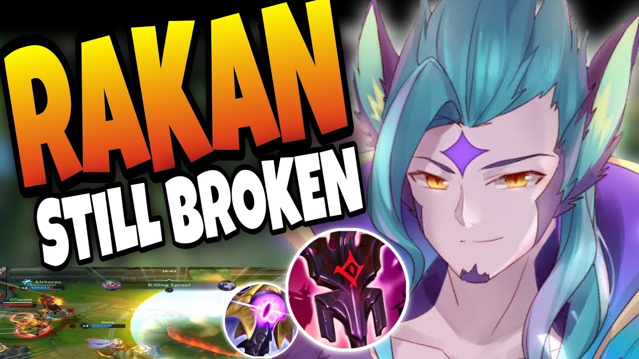 Do this with Rakan now! Semi Tank and AP support is absolutely Broken ...