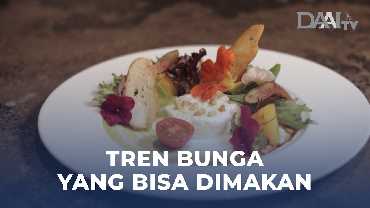 Tren Bunga yang Bisa Dimakan - YouTube
