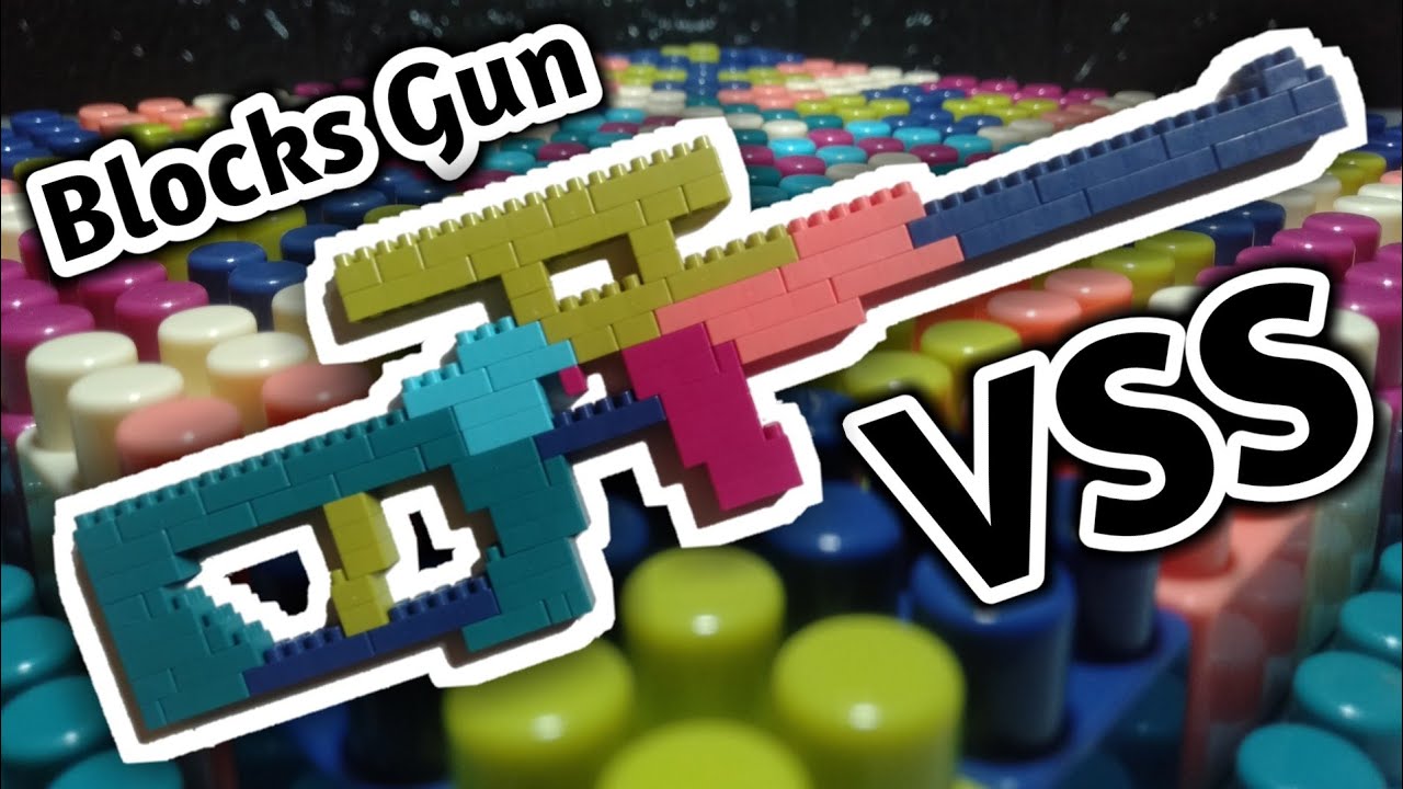 How to make a VSS toy gun with blocks - YouTube