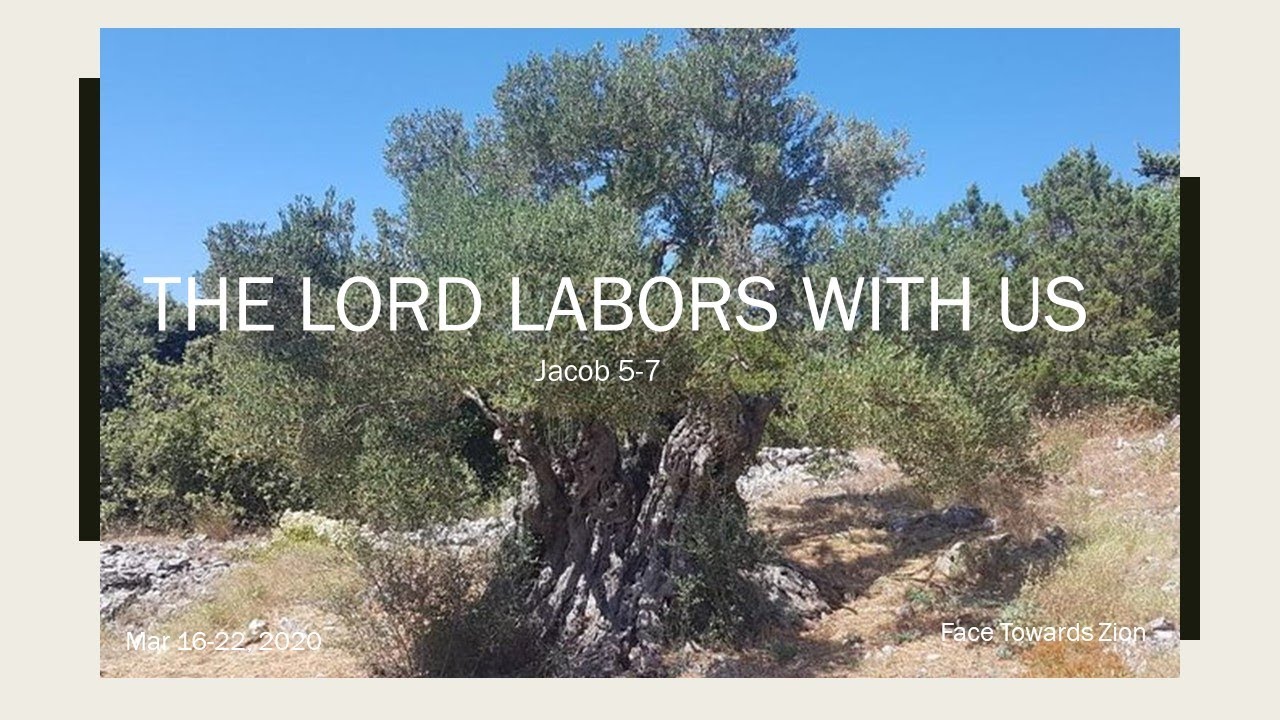 Come Follow Me, Jacob 5-7, The Lord Labors With Us, March 16-22 - The ...
