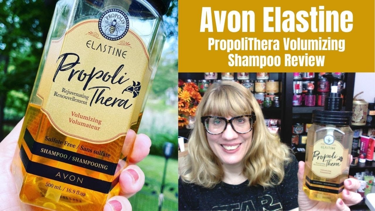 Avon Elastine PropoliThera Volumizing Shampoo Review - YouTube