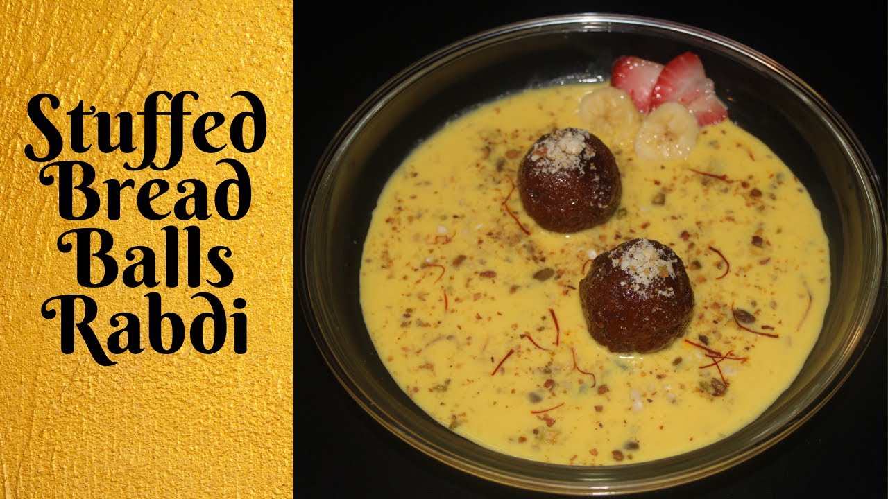 Stuffed Bread Balls Rabdi Recipe | Cook with Comali Kani's Recipe - YouTube