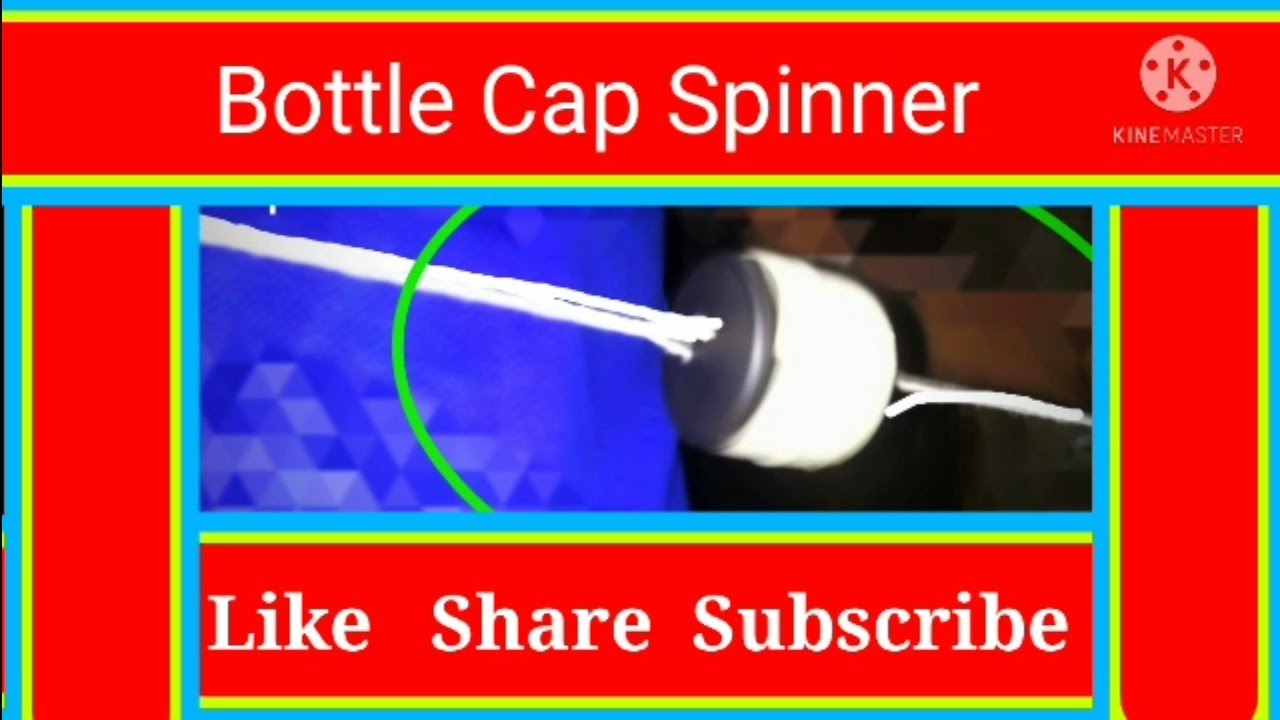 How To Make Bottle Cap Spinner Easily || बोतल के कैप से स्पिनर आसानी से ...
