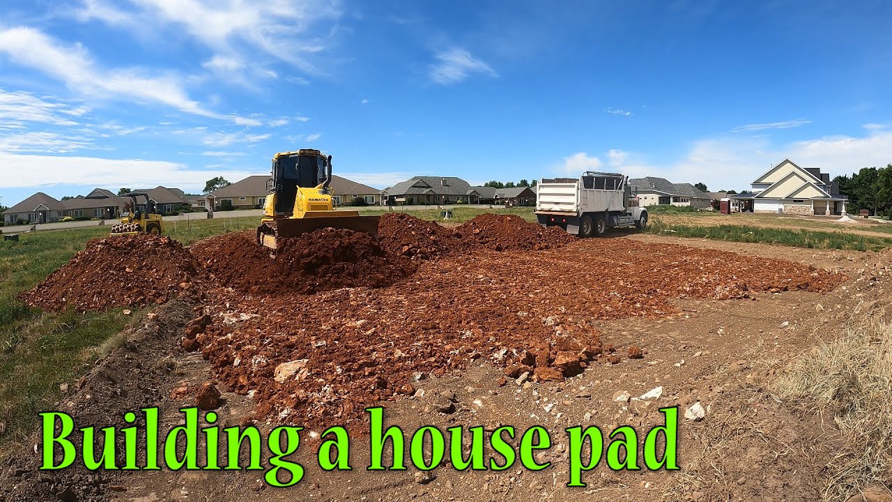 Building a 4200 sq ft House Pad - YouTube