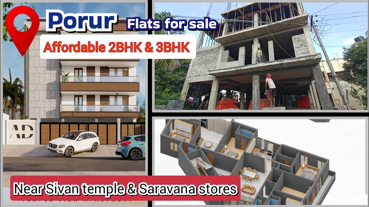 ID:167 Buy your dream home at Chennai Porur location, Affordable temple ...